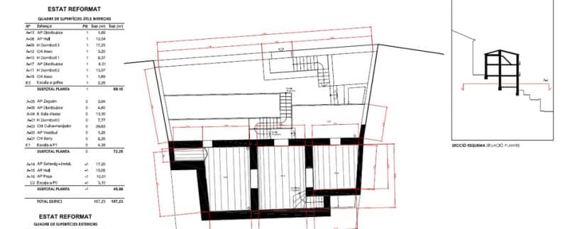 Floor plan survey service in Barcelona