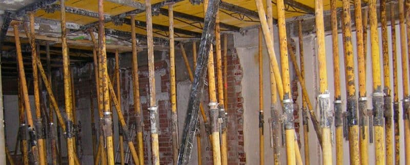 Shoring of load-bearing walls - KAITEK ARQUITECTURA