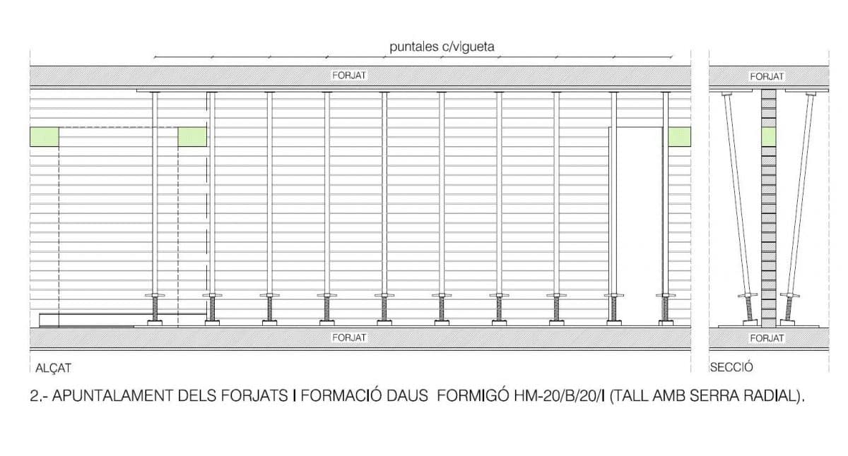 Quitar una pared de carga